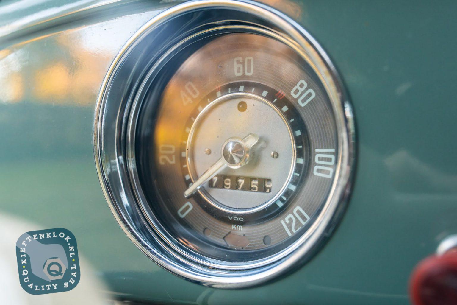 Agave green 1957 VW oval ragtop bug! - Kieft & Klok