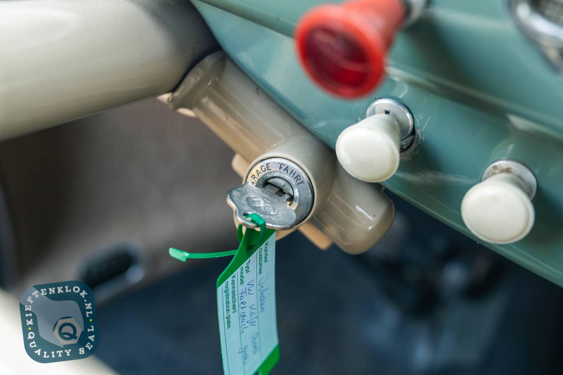 Agave green 1957 VW oval ragtop bug! - Kieft & Klok